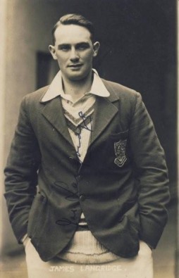 JAMES LANGRIDGE (SUSSEX & ENGLAND) SIGNED CRICKET POSTCARD - Postcards ...