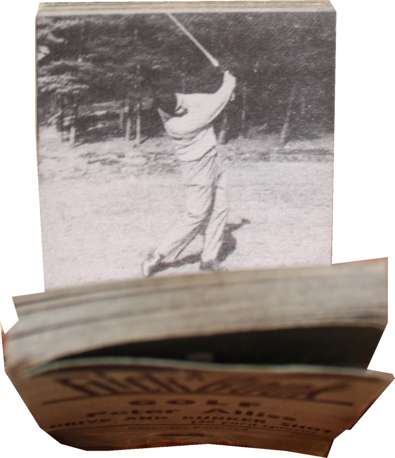 PETER ALLISS "FLICK-A-BOOK" - DRIVE AND BUNKER SHOT - Golf ...