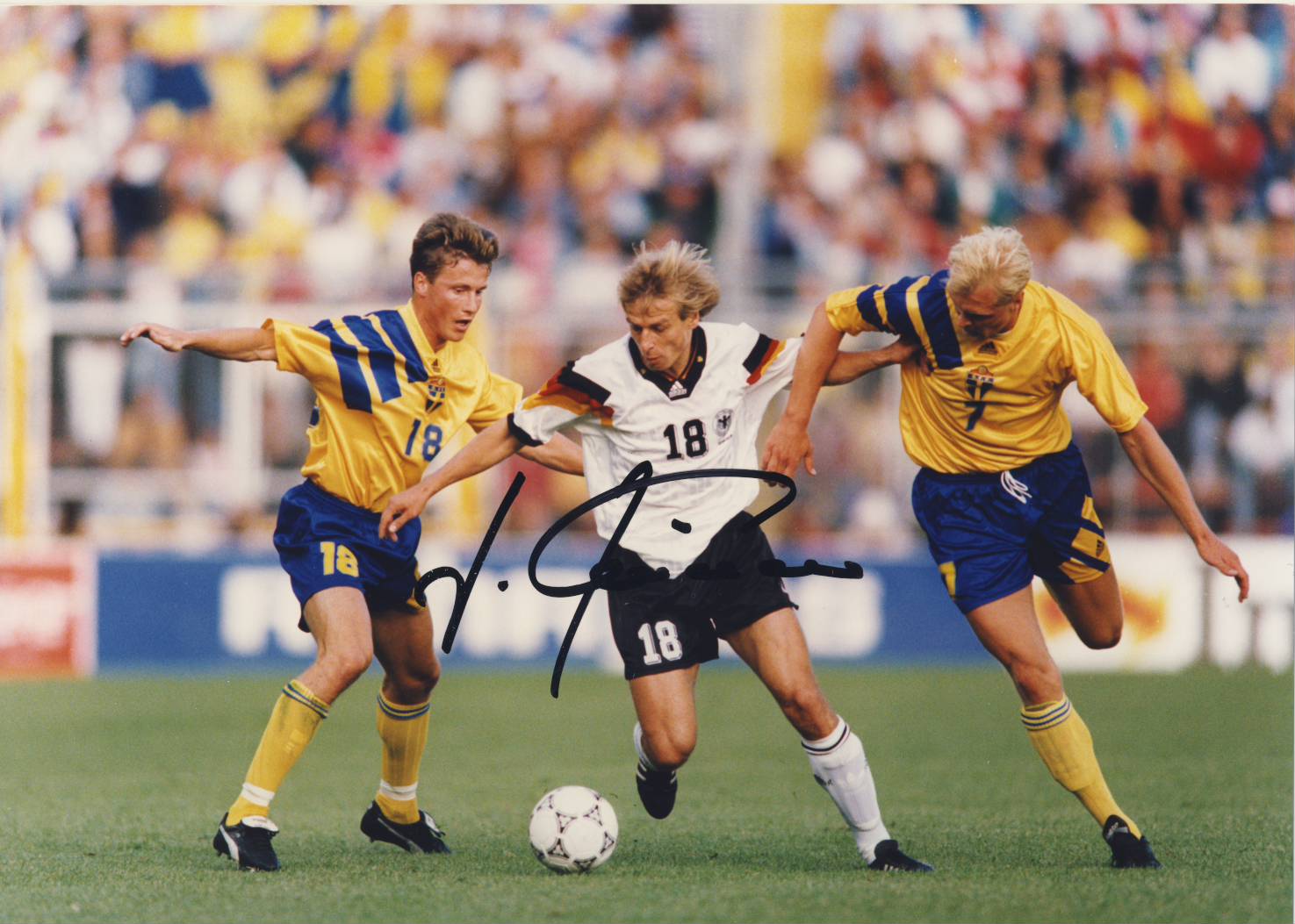 JURGEN KLINSMANN SIGNED PHOTOGRAPH - FOOTBALLERS PHOTOGRAPHS ...