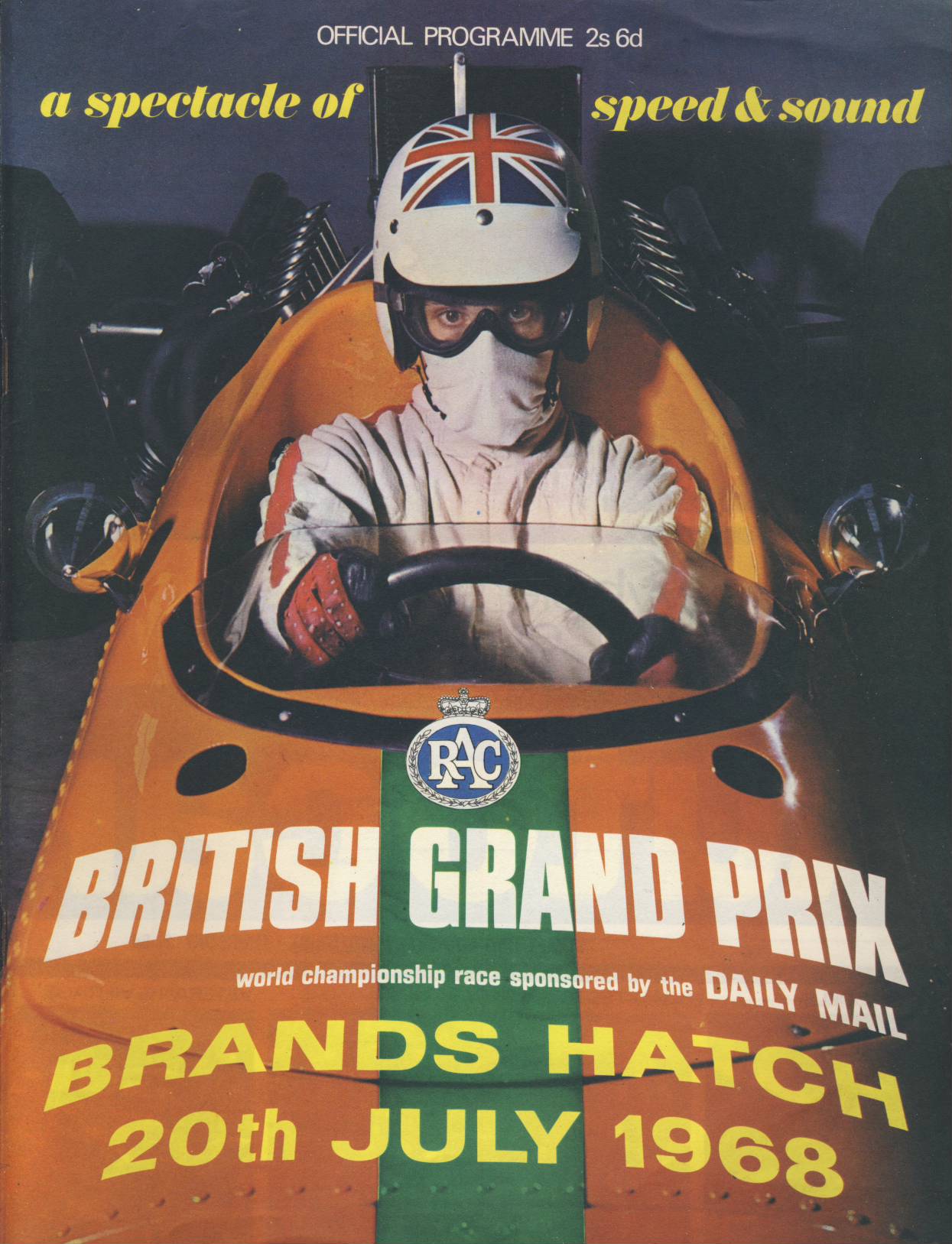 BRITISH GRAND PRIX 1968 PROGRAMME - Grands Prix Programmes: Sportspages.com