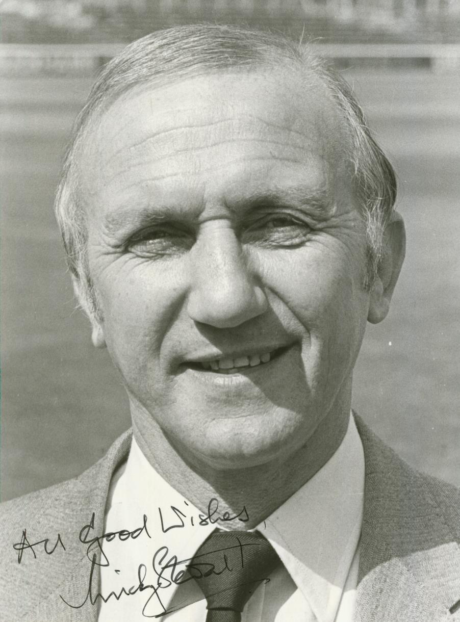 MICKY STEWART (SURREY AND ENGLAND) SIGNED CRICKET PHOTOGRAPH ...