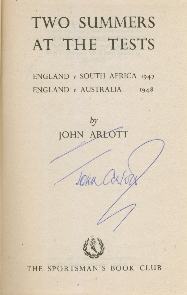 TWO SUMMERS AT THE TESTS - Cricket books on Tests & Tours: Sportspages.com