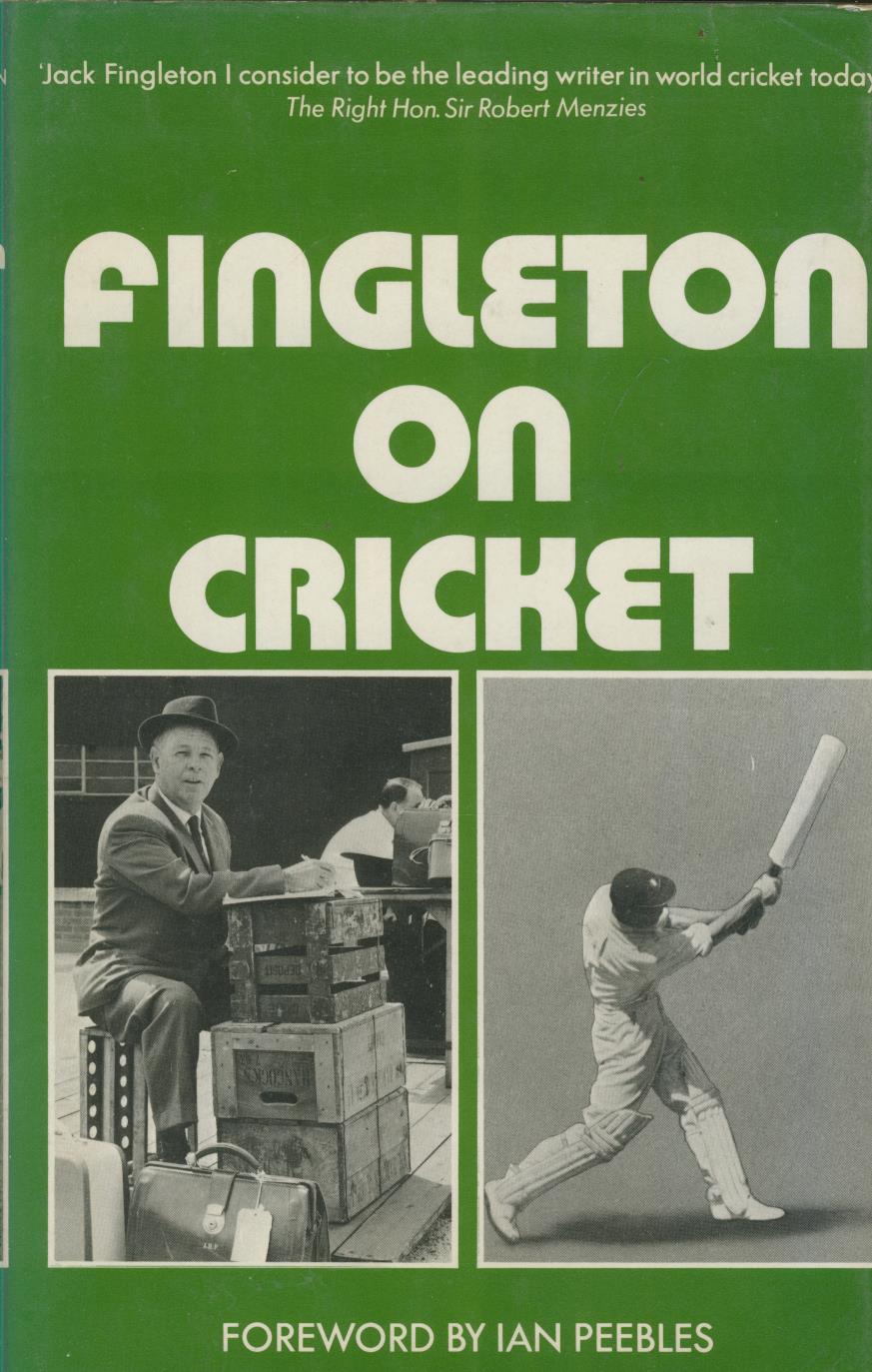 FINGLETON ON CRICKET - Cricket Books on Cricketing History: Sportspages.com