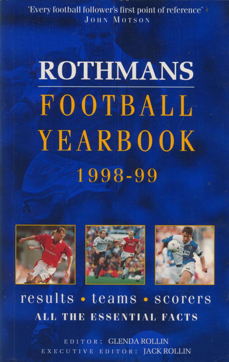 ROTHMANS FOOTBALL YEARBOOK 1998-99 - Rothmans Football Yearbooks ...