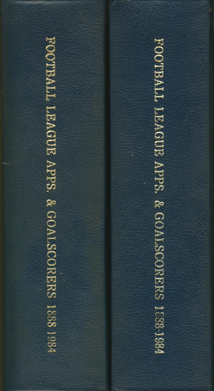 THE FOOTBALL LEAGUE APPEARANCES AND GOALSCORERS 1888-1984. (16 PARTS ...