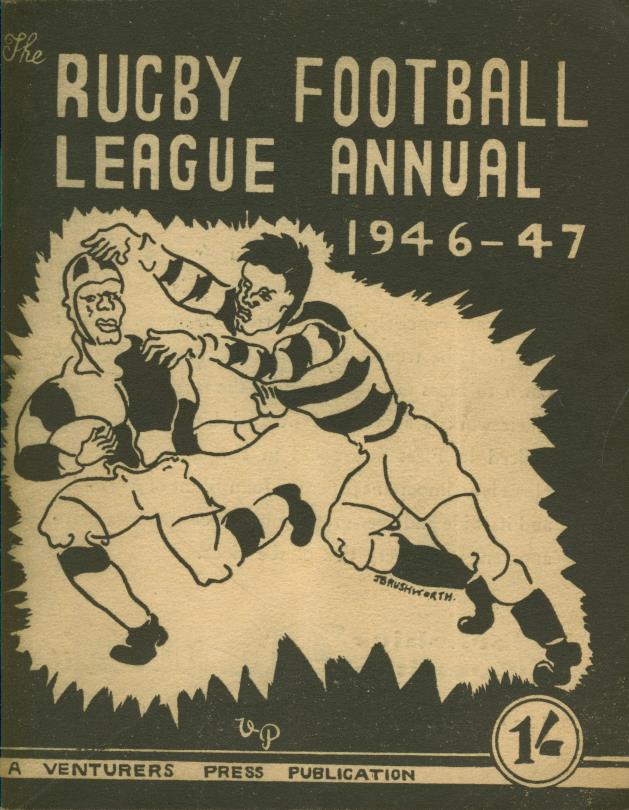 THE RUGBY LEAGUE FOOTBALL LEAGUE ANNUAL 1946-47: Sportspages.com