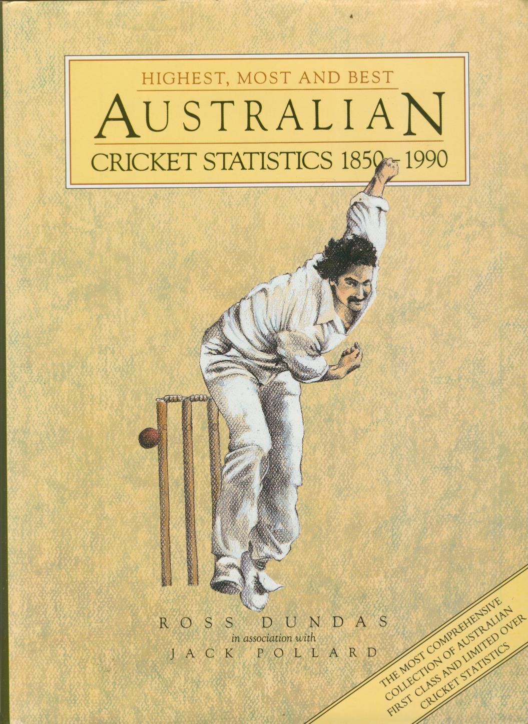HIGHEST, MOST AND BEST: AUSTRALIAN CRICKET STATISTICS 1850-1990 ...