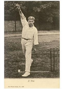 JOSEPH VINE (SUSSEX & ENGLAND) CRICKET POSTCARD - Postcards of Cricket ...