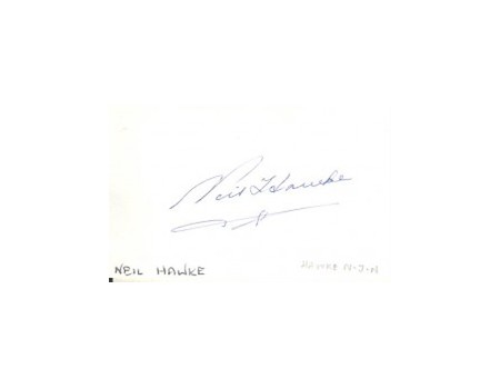 NEIL HAWKE (AUSTRALIA) CRICKET AUTOGRAPH - Individual Cricket ...