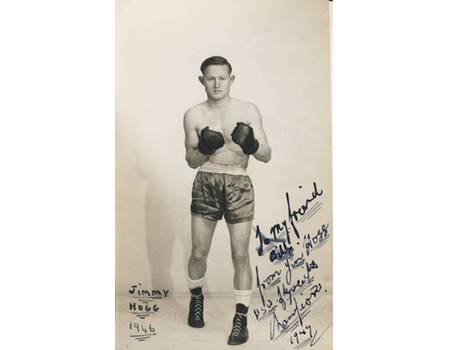 JIMMY HOGG (AUSTRALIAN BOXER) SIGNED PHOTOGRAPH - Boxers: Sportspages.com