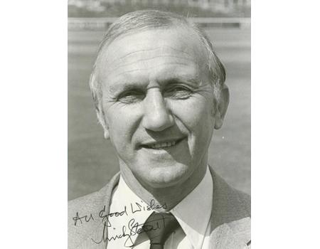 MICKY STEWART (SURREY AND ENGLAND) SIGNED CRICKET PHOTOGRAPH ...