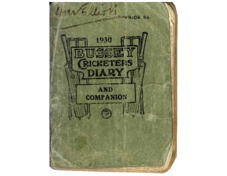 BUSSEY'S CRICKETERS DIARY 1930 - Cricket Annuals & Periodicals ...