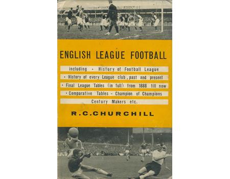 ENGLISH LEAGUE FOOTBALL - Football books, football History Books ...