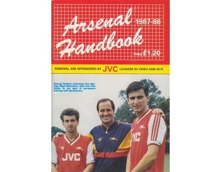 ARSENAL FOOTBALL CLUB OFFICIAL HANDBOOK 1987-88 - Football Club Annuals ...
