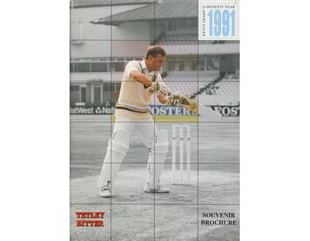 KEVIN SHARP (YORKSHIRE) 1991 SIGNED BENEFIT BROCHURE - Cricket Benefit ...