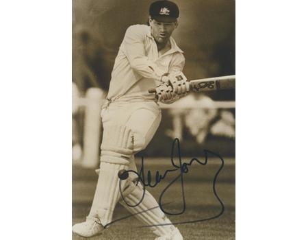DEAN JONES (AUSTRALIA) SIGNED CRICKET PHOTOGRAPH - Photographs of ...