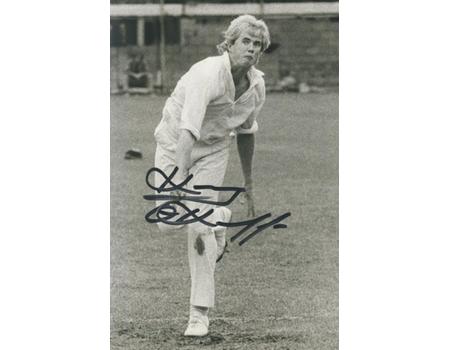 KERRY O'KEEFE (AUSTRALIA) 1977 SIGNED CRICKET PHOTOGRAPH - Photographs ...