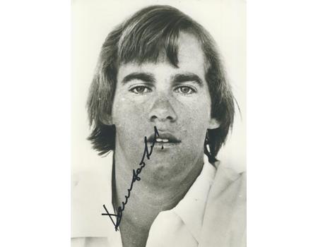 DAVID HOOKES (AUSTRALIA) 1977 SIGNED CRICKET PHOTOGRAPH - Photographs ...