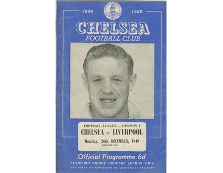 CHELSEA V LIVERPOOL 1949-50 FOOTBALL PROGRAMME - Chelsea Football ...