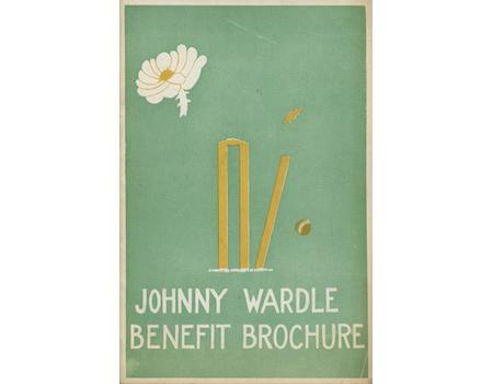 JOHNNY WARDLE (YORKSHIRE) 1957 CRICKET BENEFIT BROCHURE - Cricket ...
