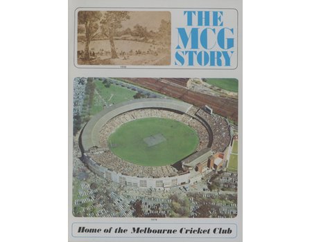 THE MCG STORY - Cricket books & cricketing histories: Sportspages.com