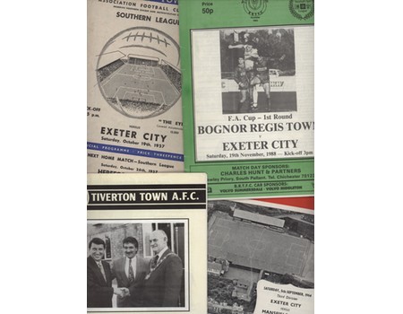 EXETER CITY FOOTBALL PROGRAMMES 1957-1993 (X11) - Football Programmes ...