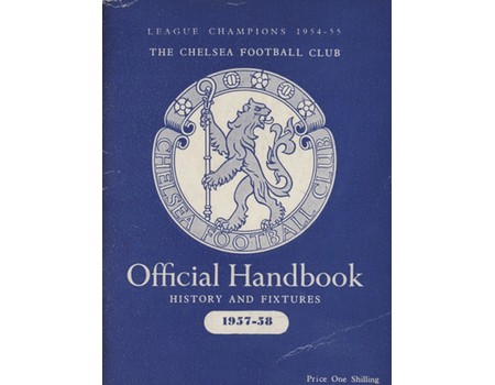 CHELSEA FOOTBALL CLUB OFFICIAL HANDBOOK 1957-58 - Football Club Annuals ...