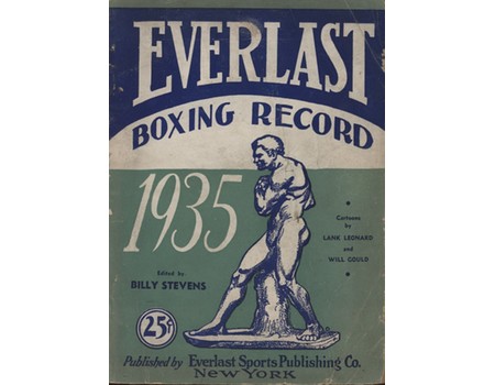 EVERLAST BOXING RECORD FOR 1935 - Boxing Annuals : Sportspages.com