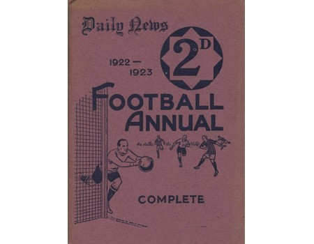 DAILY NEWS FOOTBALL ANNUAL 1922-23 - Football Annuals & Periodicals ...