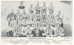 STOCKPORT COUNTY C1905 FOOTBALL POSTCARD - Football Teams Postcards ...