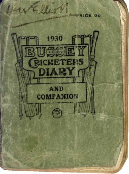 BUSSEY'S CRICKETERS DIARY 1930 - Cricket Annuals & Periodicals ...