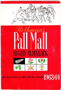 PALL MALL RUGBY ALMANACK - NEW ZEALAND TOUR OF GREAT BRITAIN AND FRANCE ...