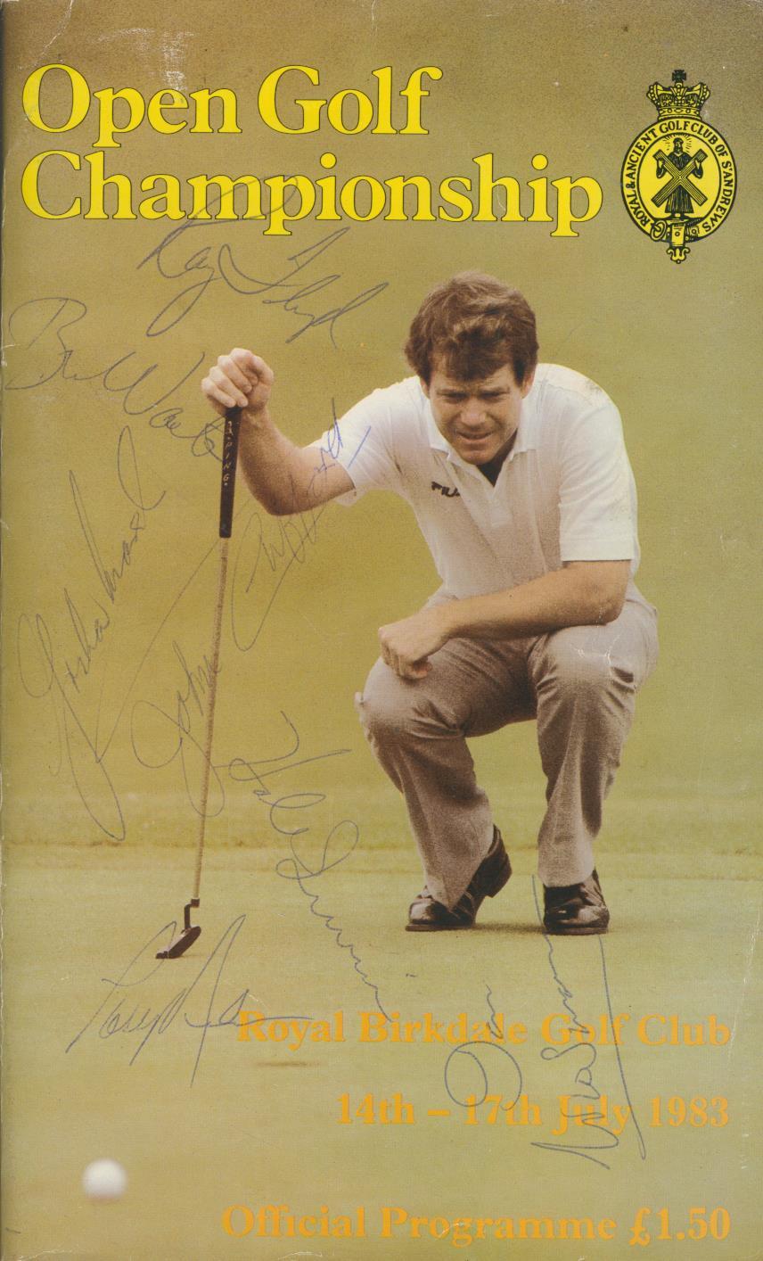 OPEN GOLF CHAMPIONSHIP 1983 (ROYAL BIRKDALE) PROGRAMME - PROFUSELY ...
