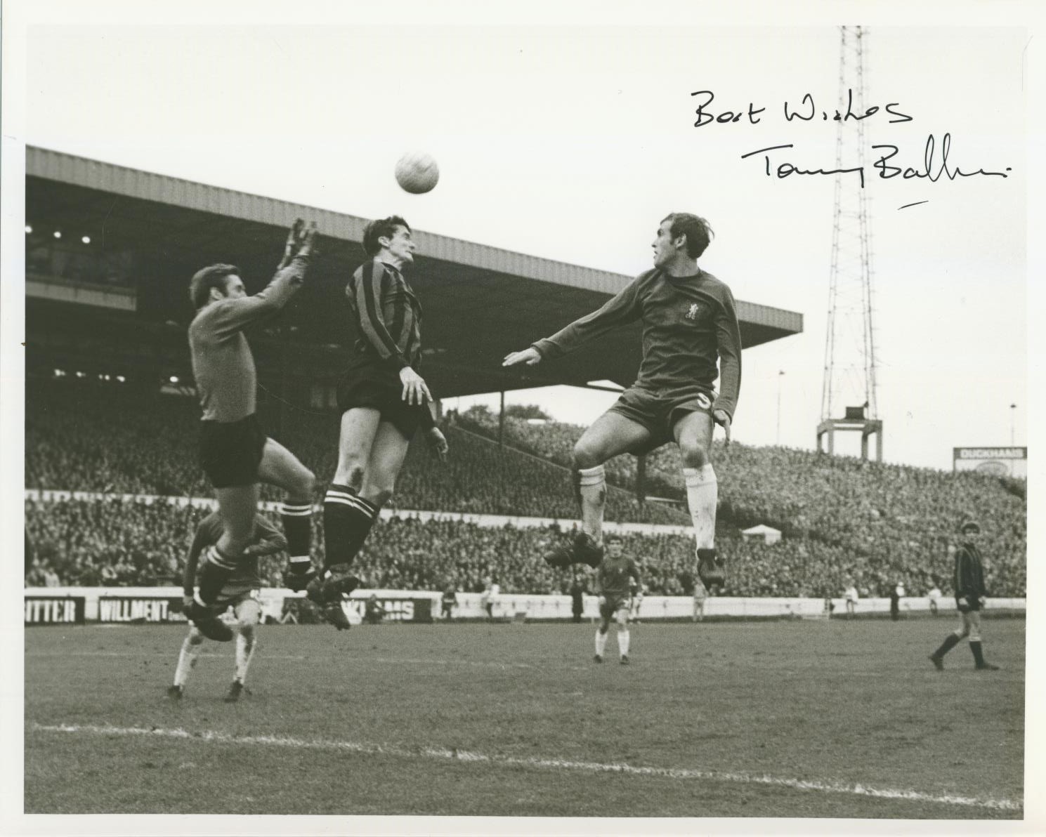 TOMMY BALDWIN (CHELSEA) 1968 SIGNED PHOTOGRAPH - FOOTBALLERS ...