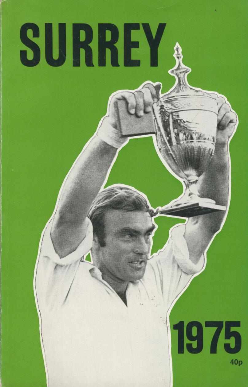 SURREY COUNTY CRICKET CLUB YEAR BOOK FOR 1975 - Surrey Yearbook ...