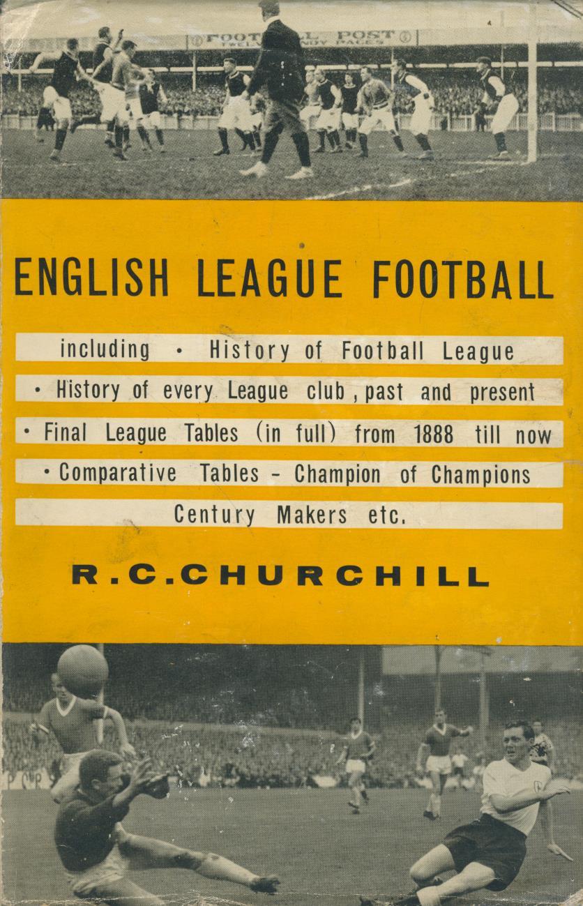 ENGLISH LEAGUE FOOTBALL - Football books, football History Books ...