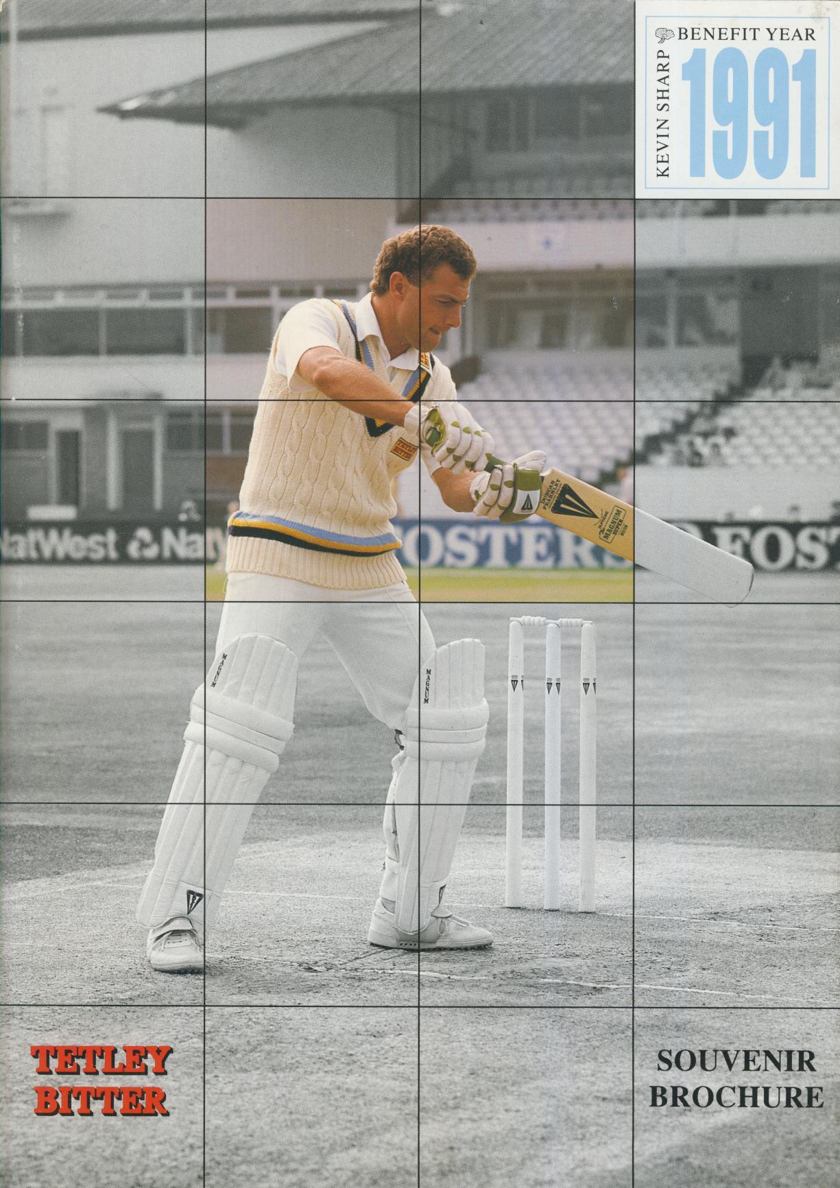 KEVIN SHARP (YORKSHIRE) 1991 SIGNED BENEFIT BROCHURE - Cricket Benefit ...