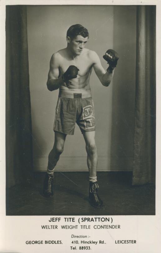 JEFF TITE (SPRATTON) BOXING PHOTOGRAPH - Boxers: Sportspages.com