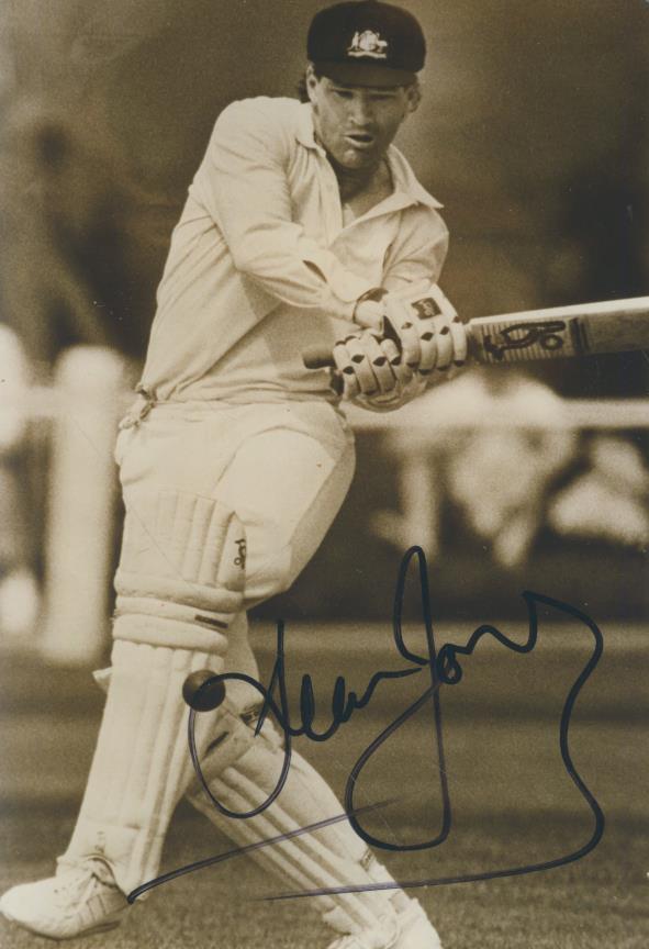 DEAN JONES (AUSTRALIA) SIGNED CRICKET PHOTOGRAPH - Photographs of ...