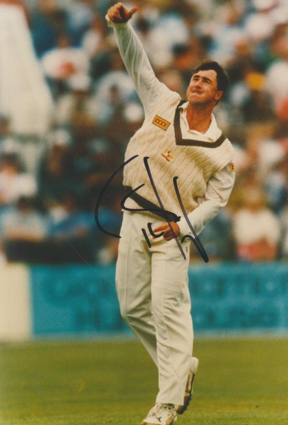 TIM MAY (AUSTRALIA) SIGNED CRICKET PHOTOGRAPH - Photographs of ...