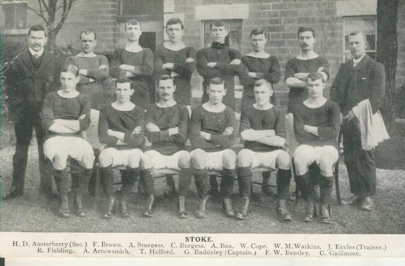 STOKE CITY 1907-08 FOOTBALL POSTCARD - Football Teams Postcards ...