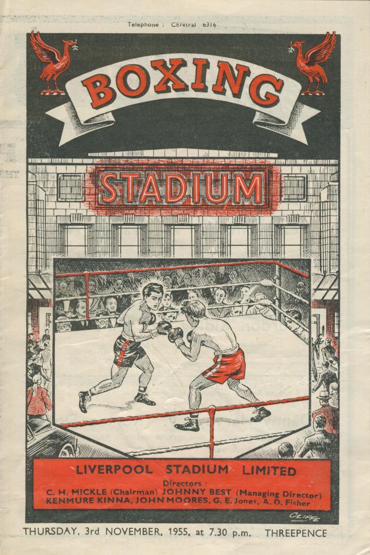 SAMMY MCCARTHY V WILLIE SWOBODA 1955 BOXING PROGRAMME - Boxing ...
