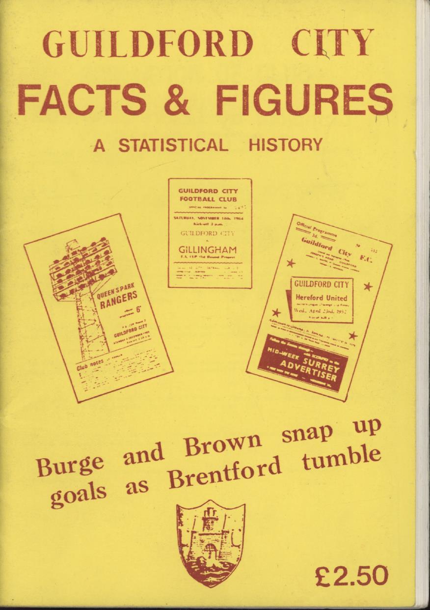 GUILDFORD CITY FACTS & FIGURES - A STATISTICAL HISTORY - Books on ...