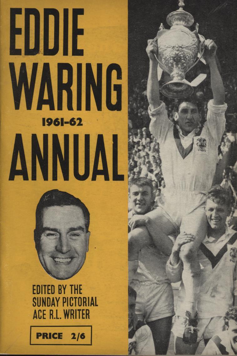 EDDIE WARING RUGBY LEAGUE ANNUAL 1961-62: Sportspages.com