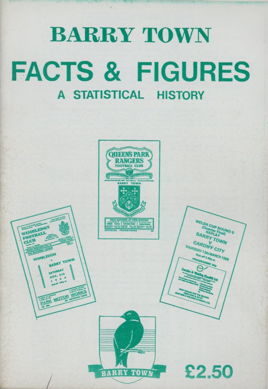 BARRY TOWN FACTS & FIGURES - A STATISTICAL HISTORY - Books on Football ...