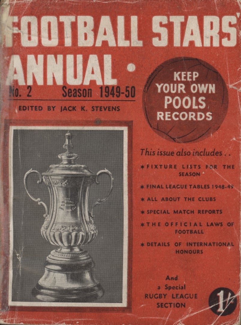 FOOTBALL STARS ANNUAL - NO.2 SEASON 1949-50 - Football Annuals ...