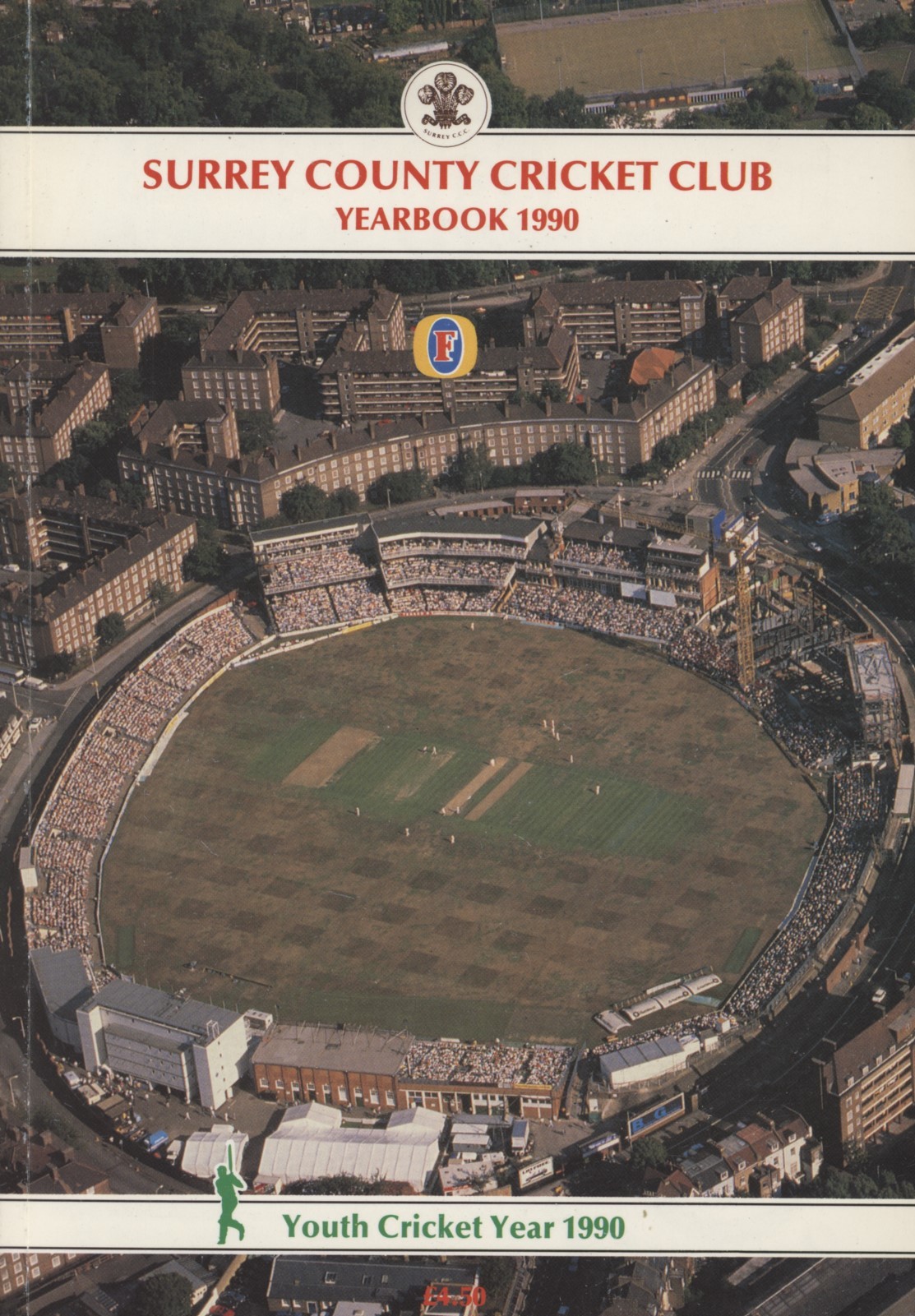 SURREY COUNTY CRICKET CLUB YEAR BOOK FOR 1990 - Surrey Yearbook ...