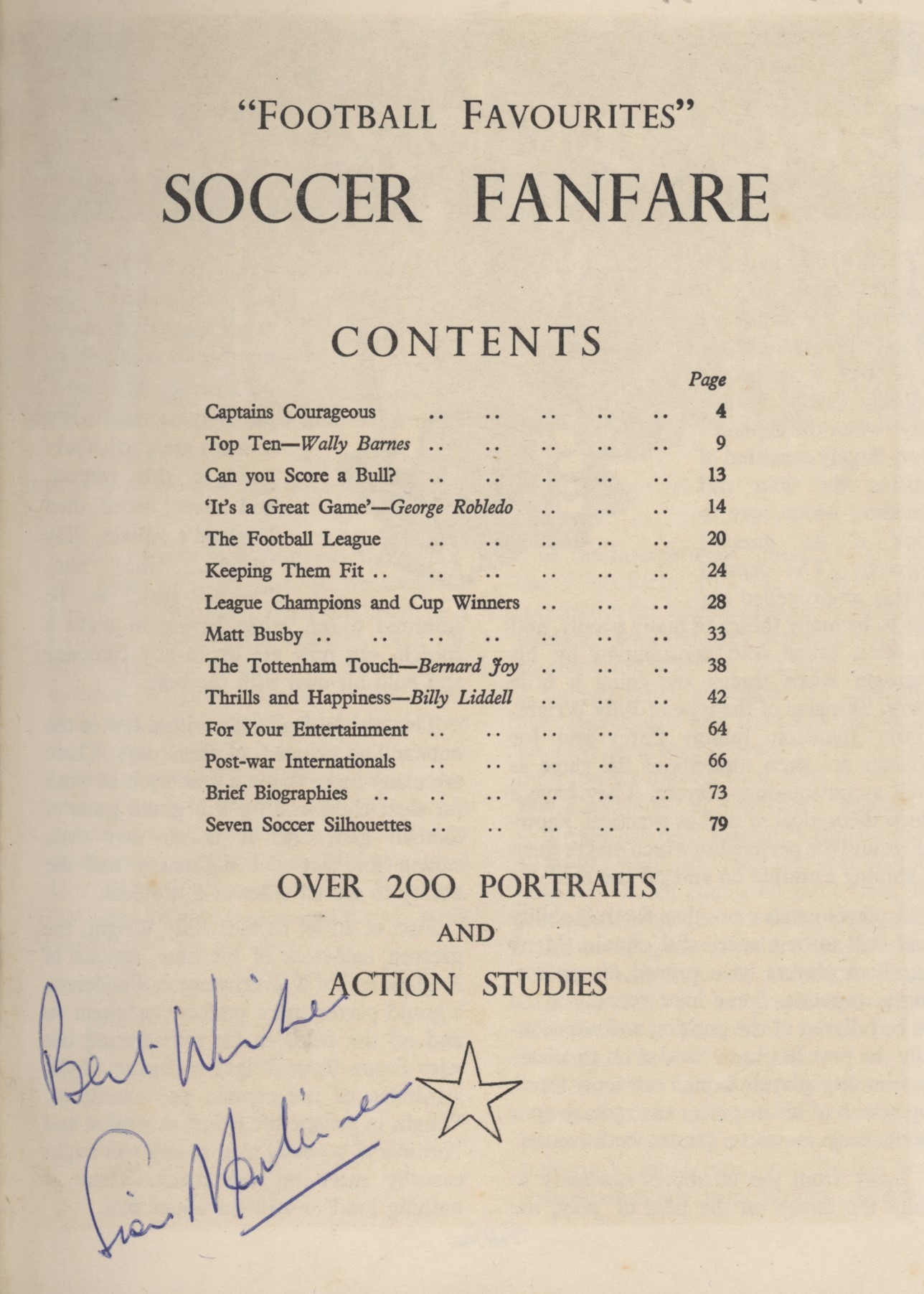 "FOOTBALL FAVOURITES" SOCCER FANFARE (SIGNED BY MORTENSEN) - Football ...