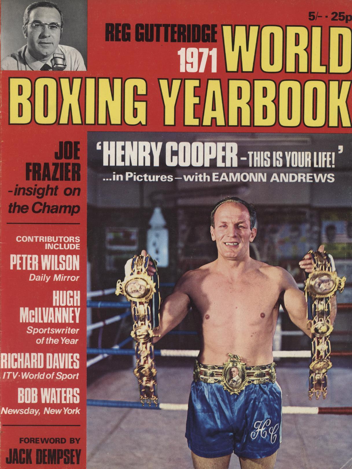 WORLD BOXING YEARBOOK 1971 - Boxing Booklets & Brochures: Sportspages.com