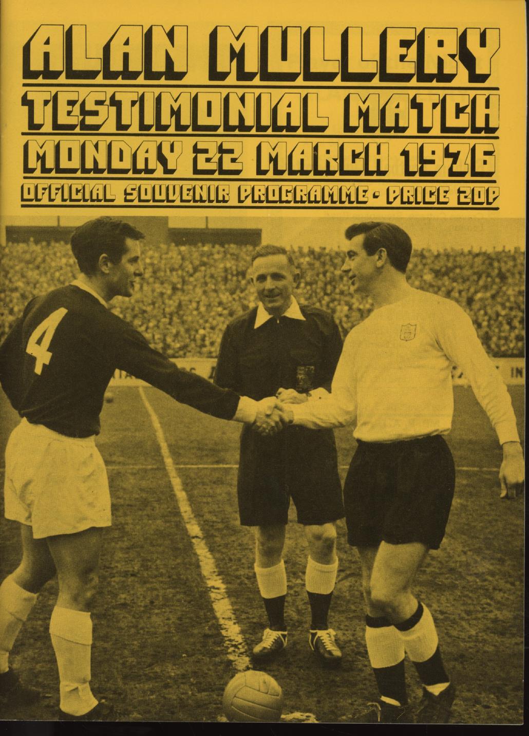 SCOTLAND INTERNATIONAL XI V REST OF GREAT BRITAIN (ALAN MULLERY ...